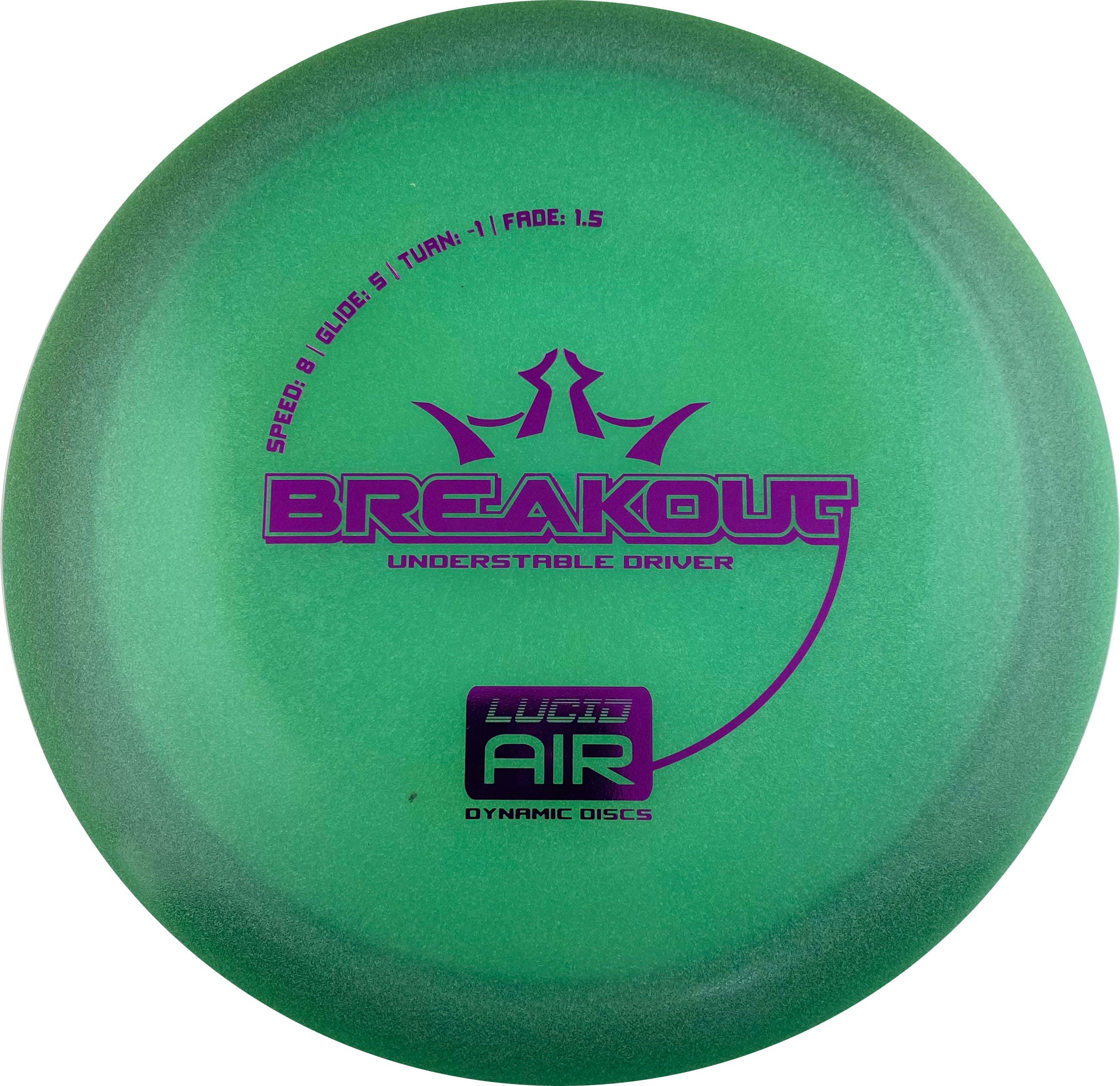 Dynamic Discs Lucid Air Breakout Fairway Driver - Speed 8 – Drop Zone ...