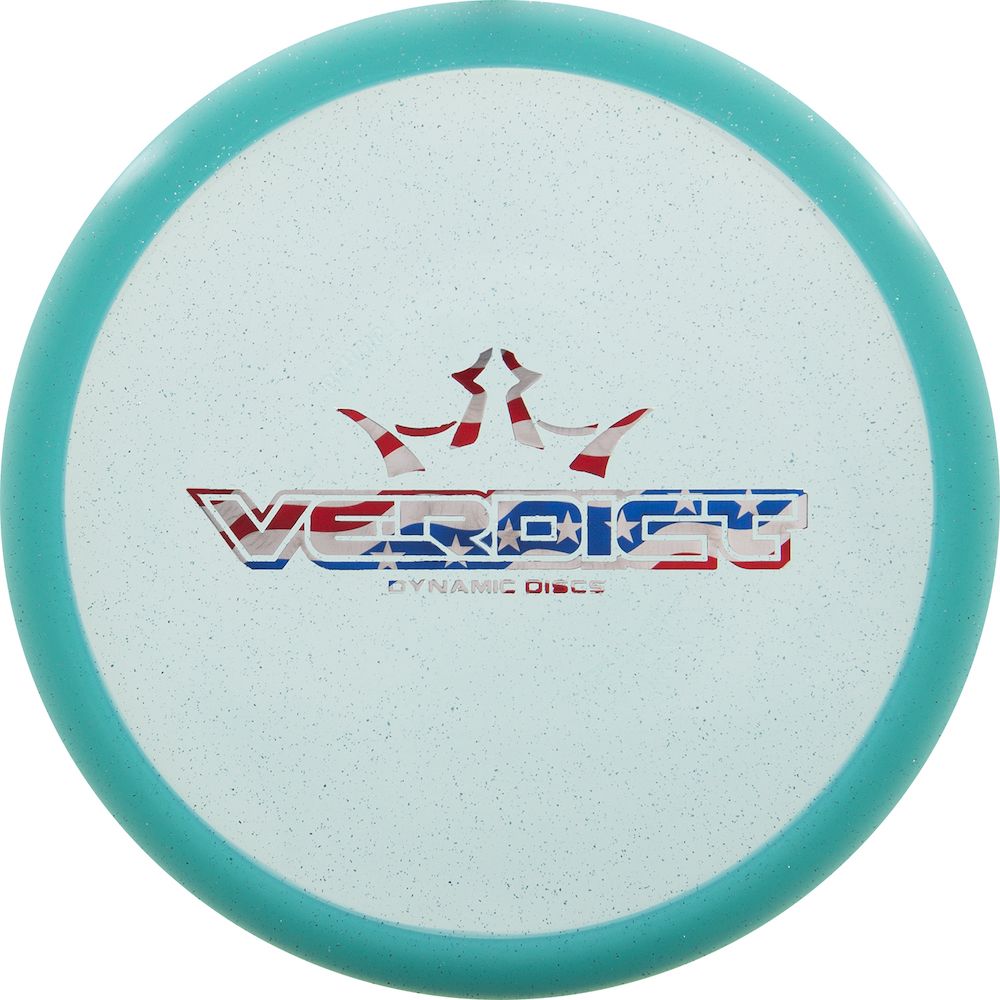 Dynamic Discs Lucid Verdict Midrange with Flag Bar Stamp Stamp - Speed ...
