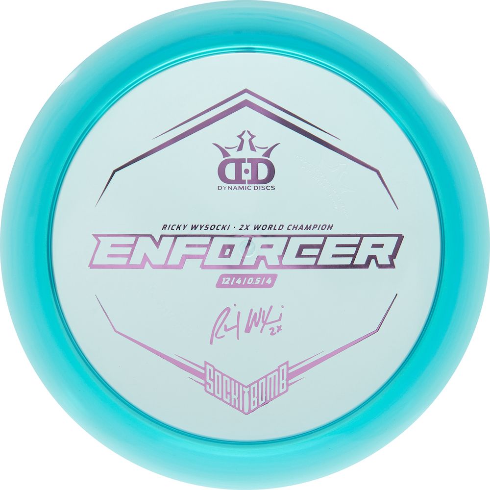 Dynamic Discs Lucid-X Enforcer Distance Driver with Ricky Wysocki - 2X ...