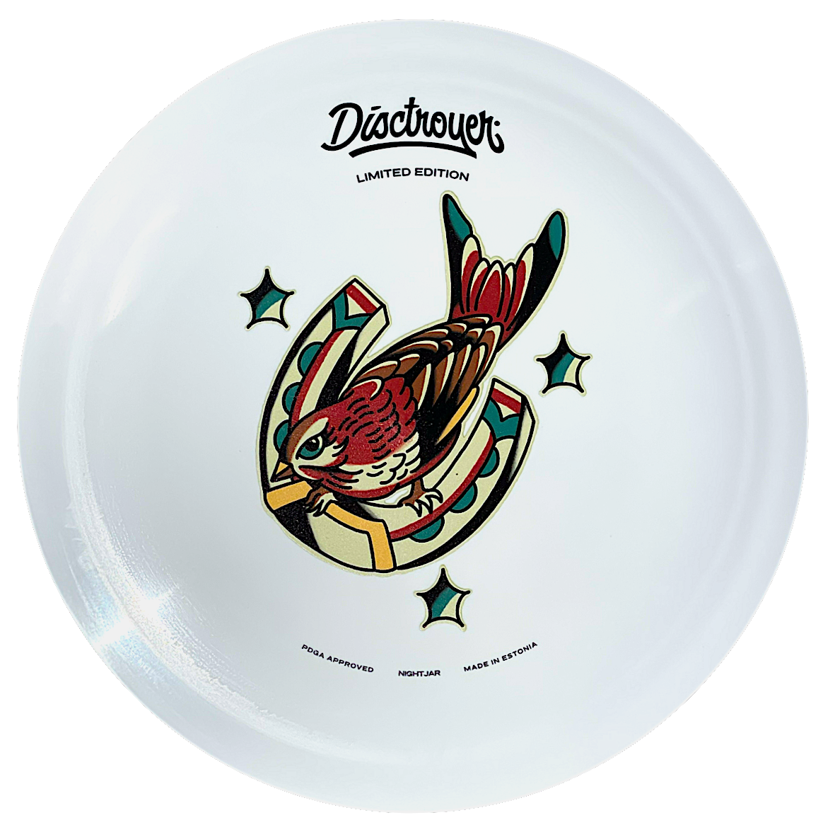 Disctroyer A-Medium Nightjar DD-10 Distance Driver with Colored Tattoo ...