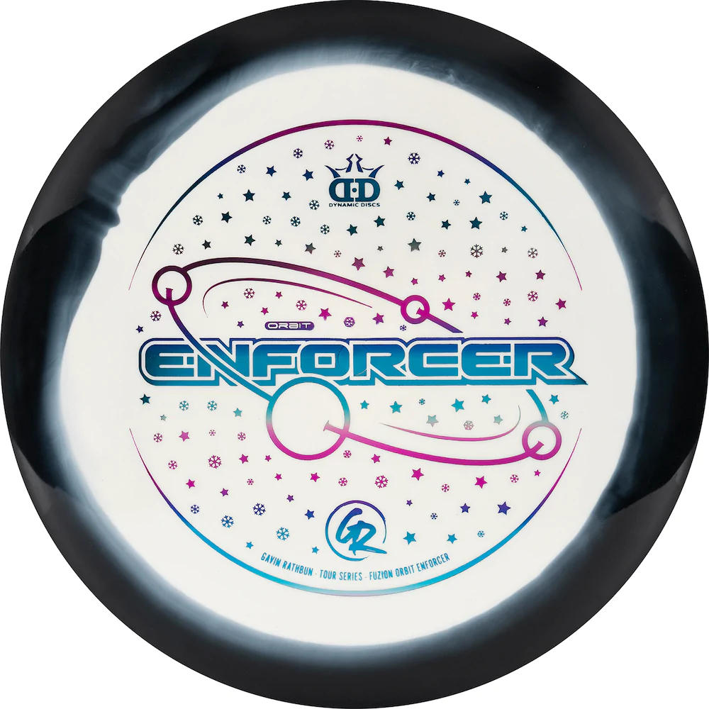 Dynamic Discs Fuzion Orbit Enforcer Distance Driver with Gavin Rathbun ...
