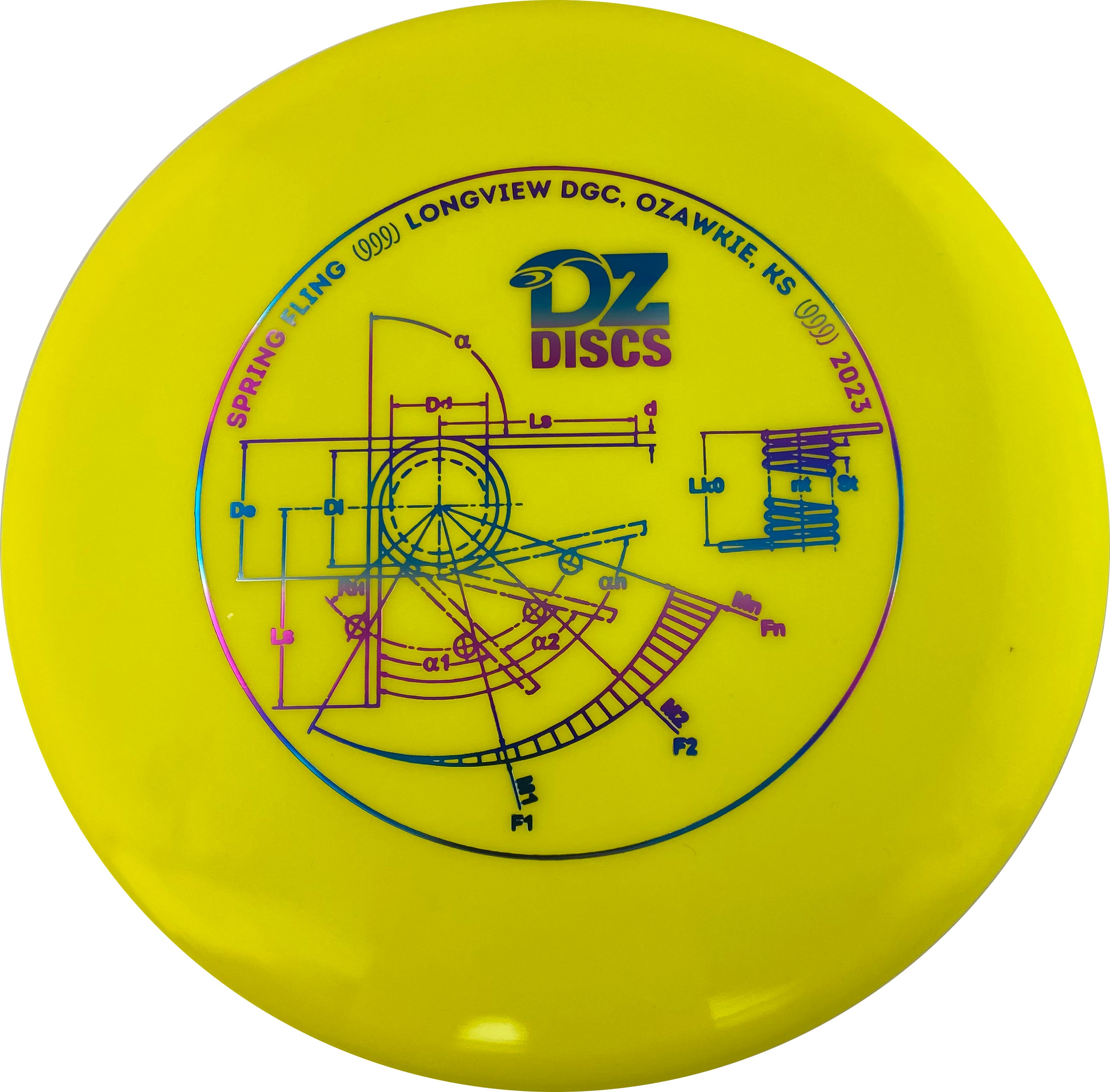 Latitude 64 Gold Line Claymore Midrange with DZDiscs 2023 Spring Fling ...