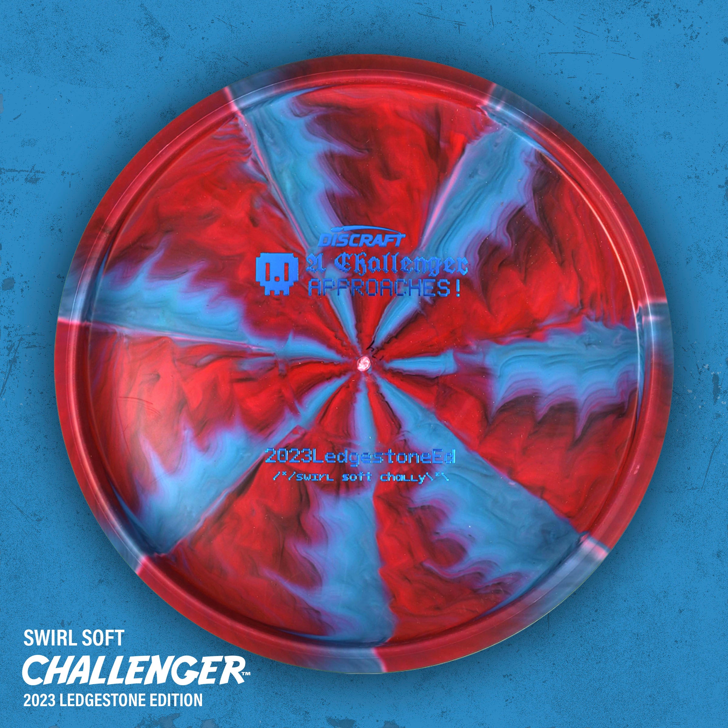 Discraft Swirly Soft Challenger Putter with 2023 Ledgestone Edition ...
