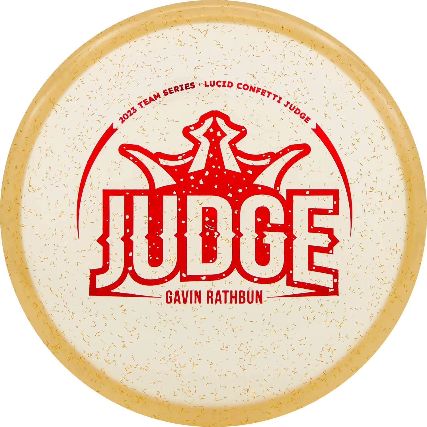 Dynamic Discs Lucid Confetti V2 Judge Putter with Gavin Rathbun Big Ju ...