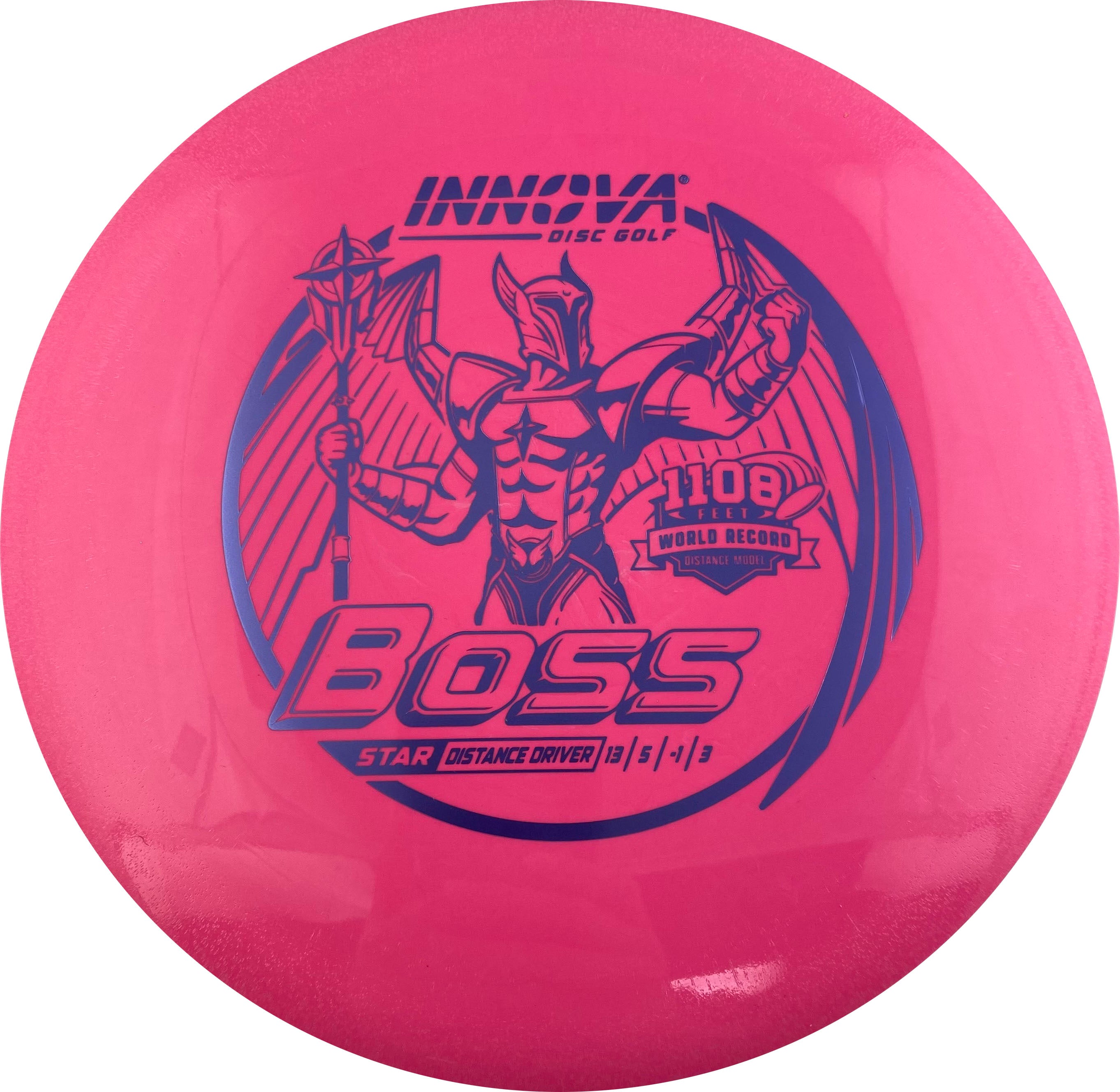 Innova Star Boss Distance Driver with Burst Logo Stock 1108 Feet World ...