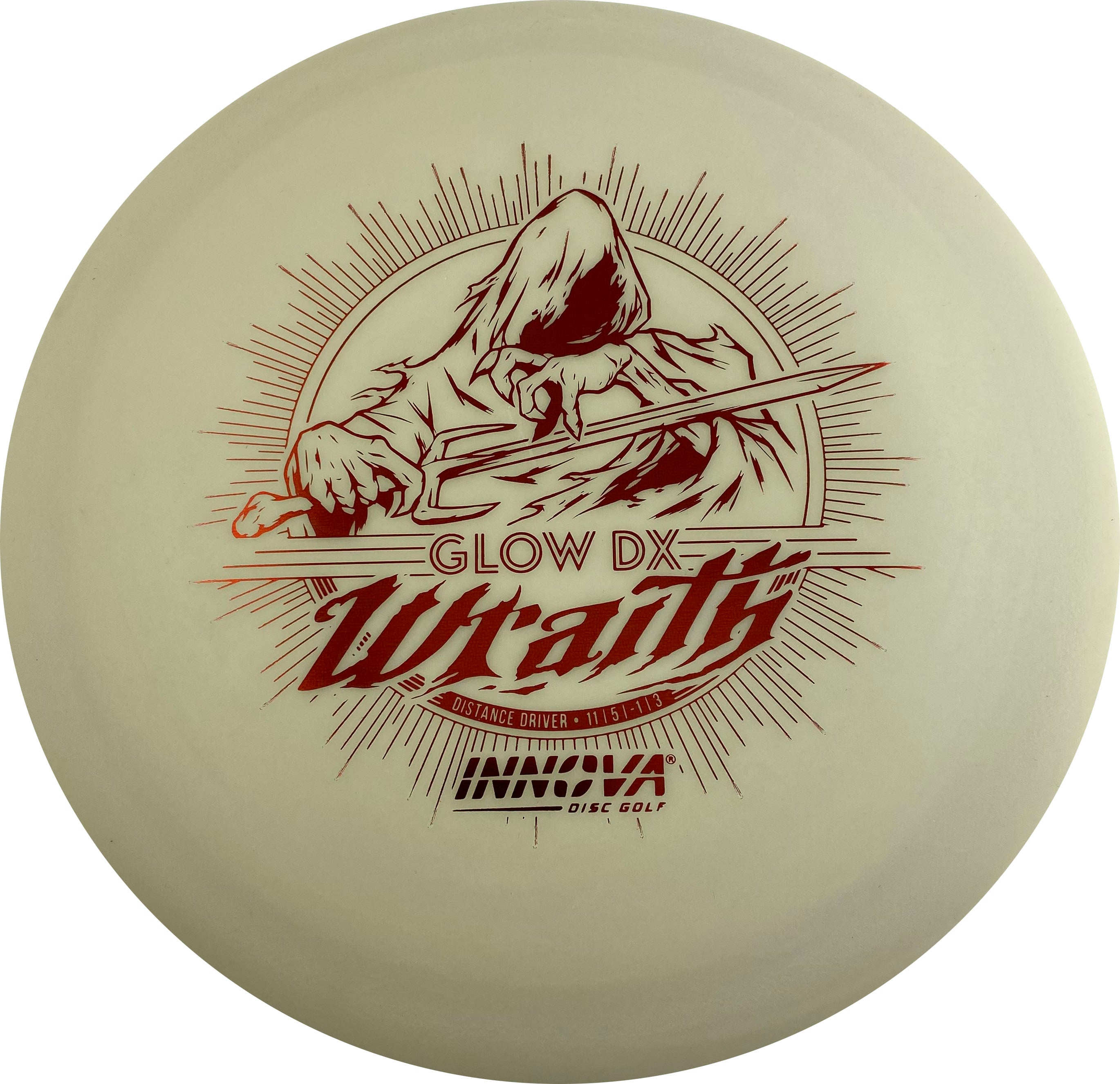 Innova DX Glow Wraith Distance Driver with Burst Logo Stock Stamp - Sp ...