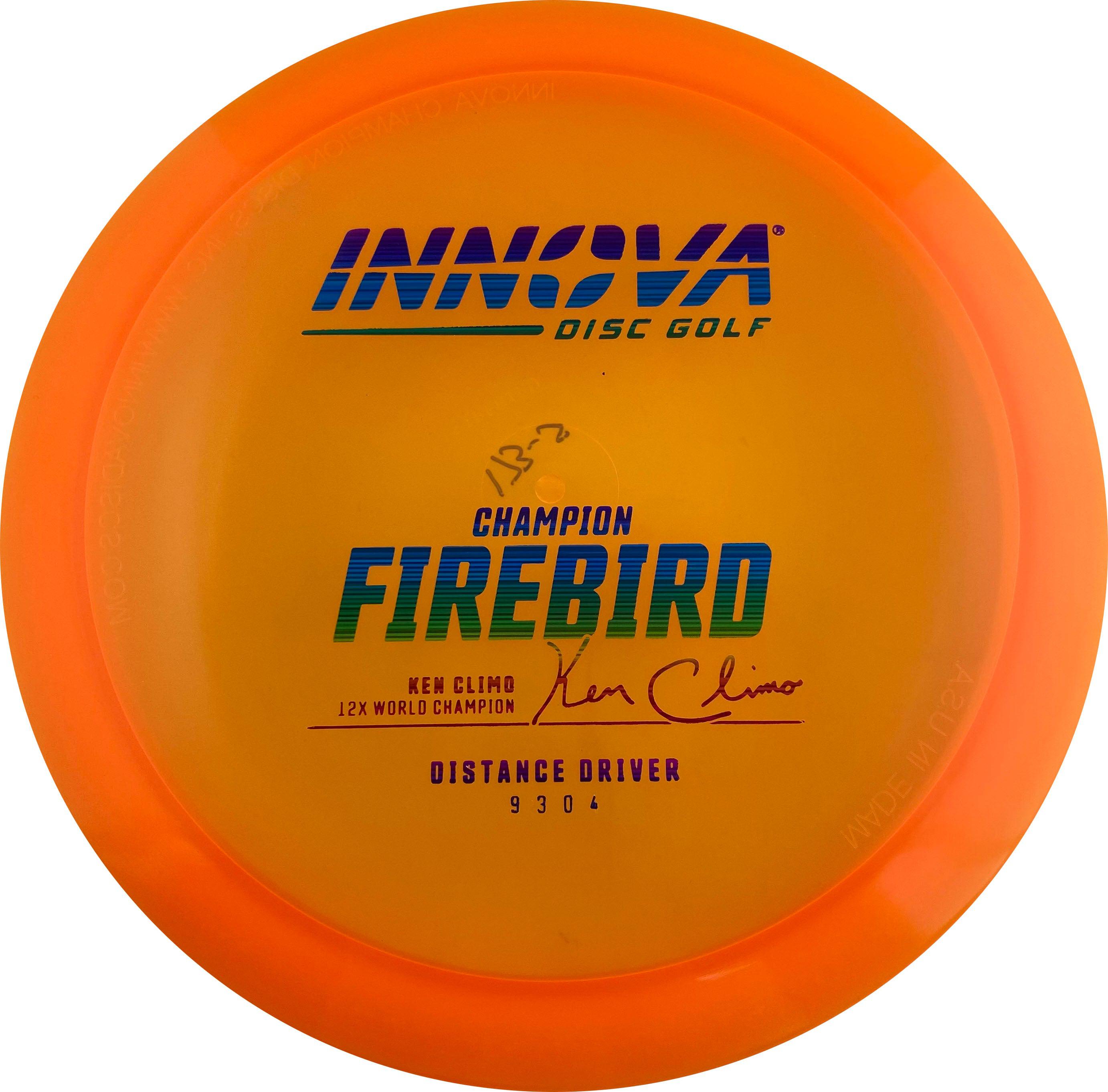 Innova Champion Firebird Distance Driver with Ken Climo 12X World Cham ...