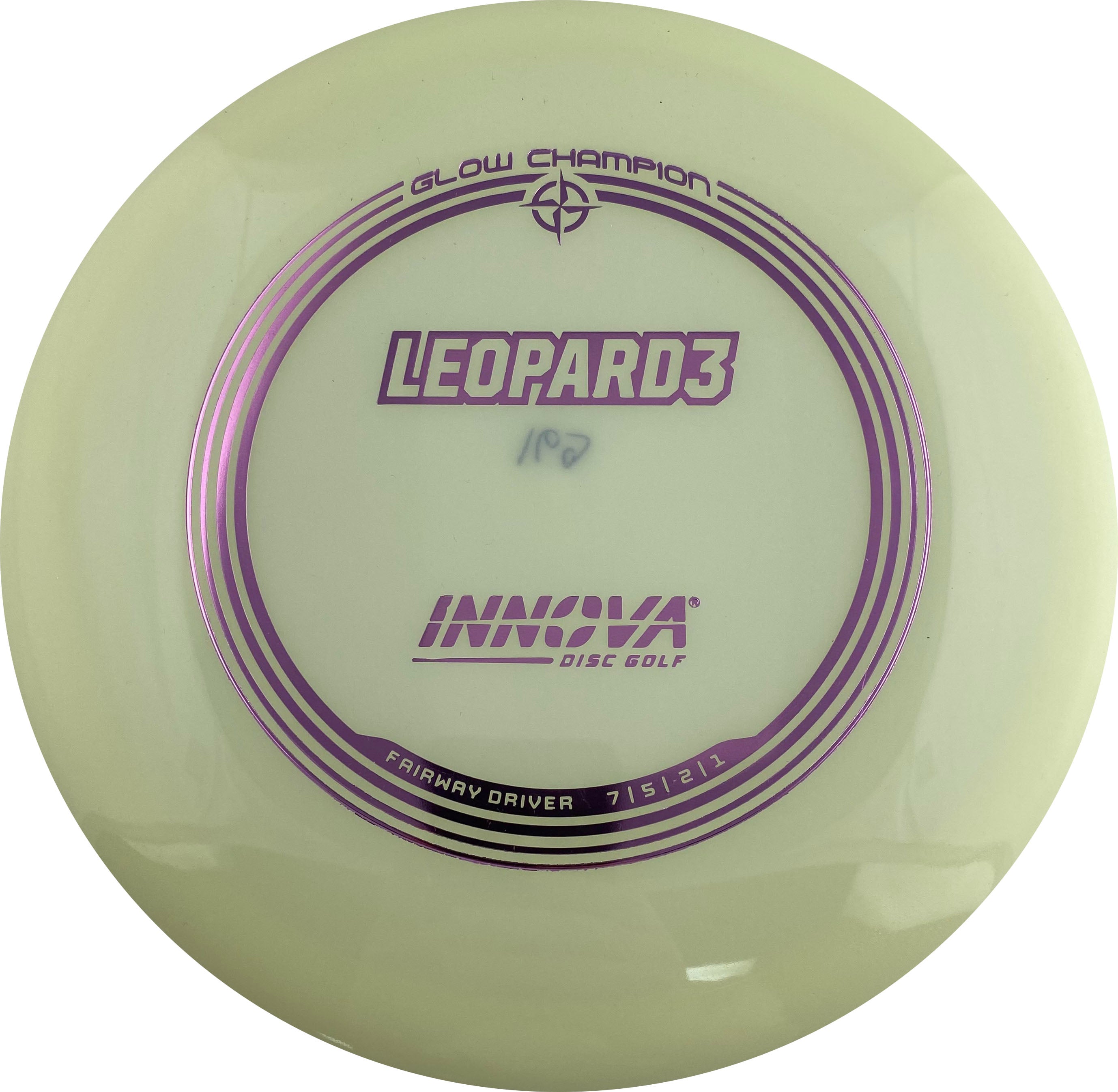 Innova Champion Glow Leopard3 Fairway Driver with Burst Logo Stock Sta ...