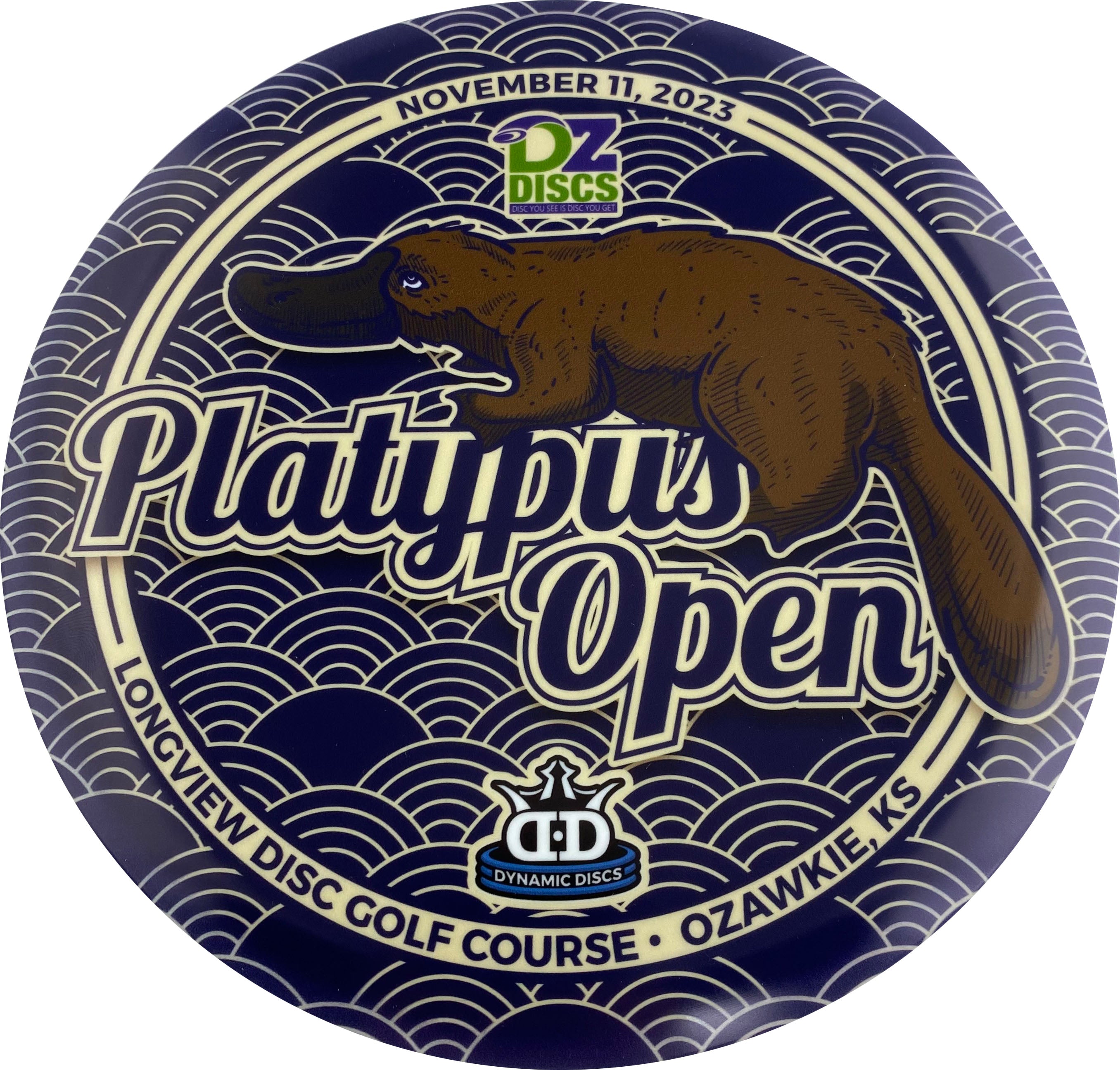 Dynamic Discs Fuzion Felon Fairway Driver with Platypus Open 2023 Tour ...