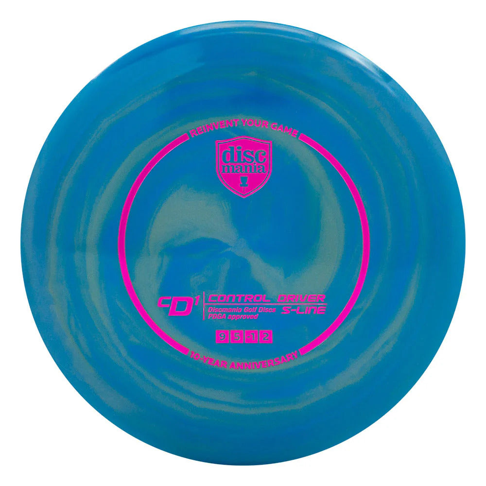 Discmania Swirly S-Line CD1 Distance Driver with 10 Year Anniversary H ...