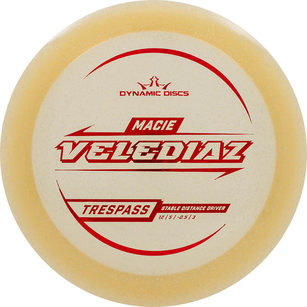 Dynamic Discs Lucid Gold Metal Flake Trespass Distance Driver with Mac ...