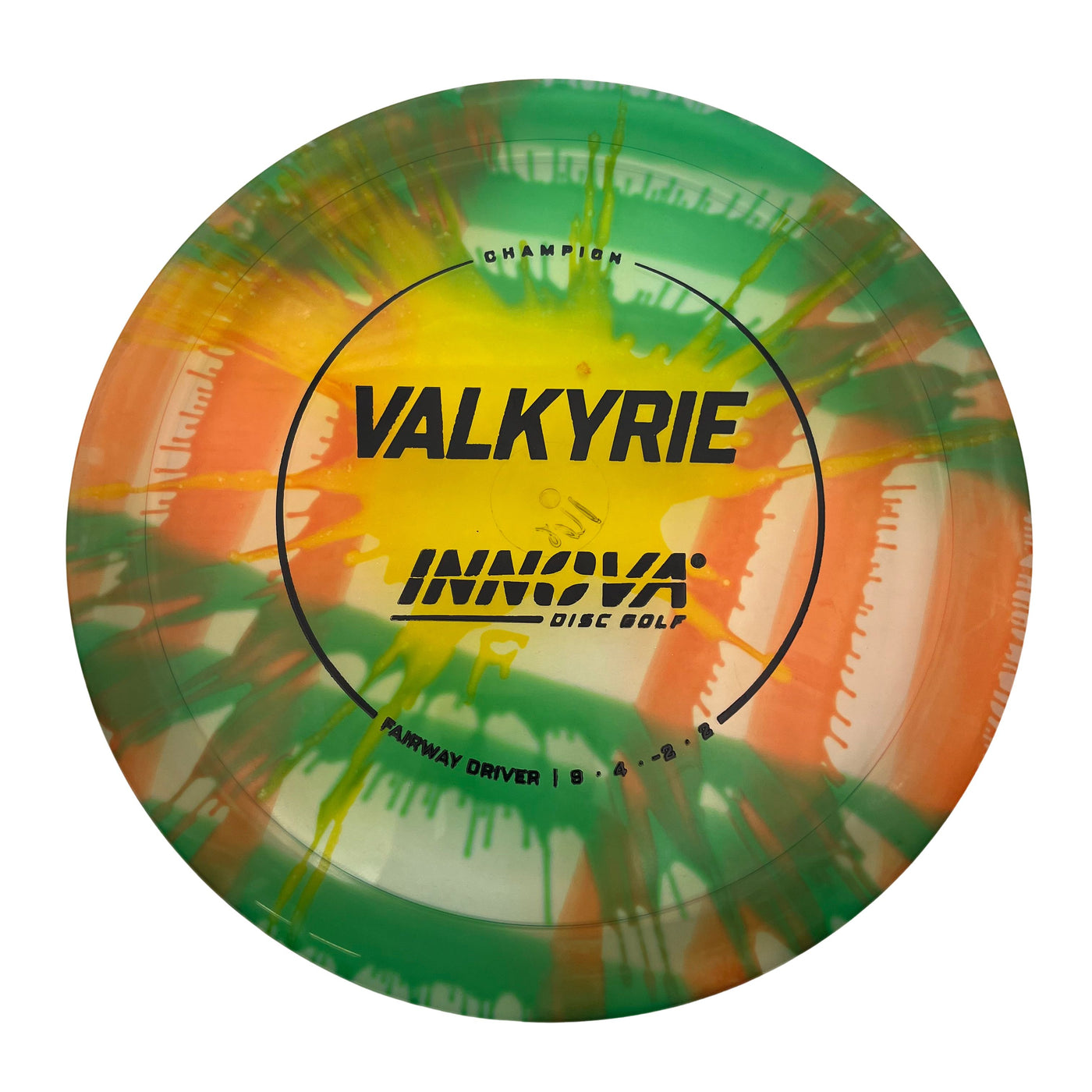 Innova Champion I-Dye Valkyrie Distance Driver with Circle Stock Stamp – Drop Zone Disc Golf ...