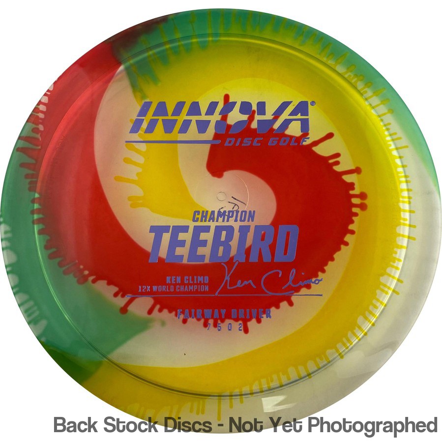 Innova Champion I-Dye Teebird with Ken Climo 12x World Champion Burst ...