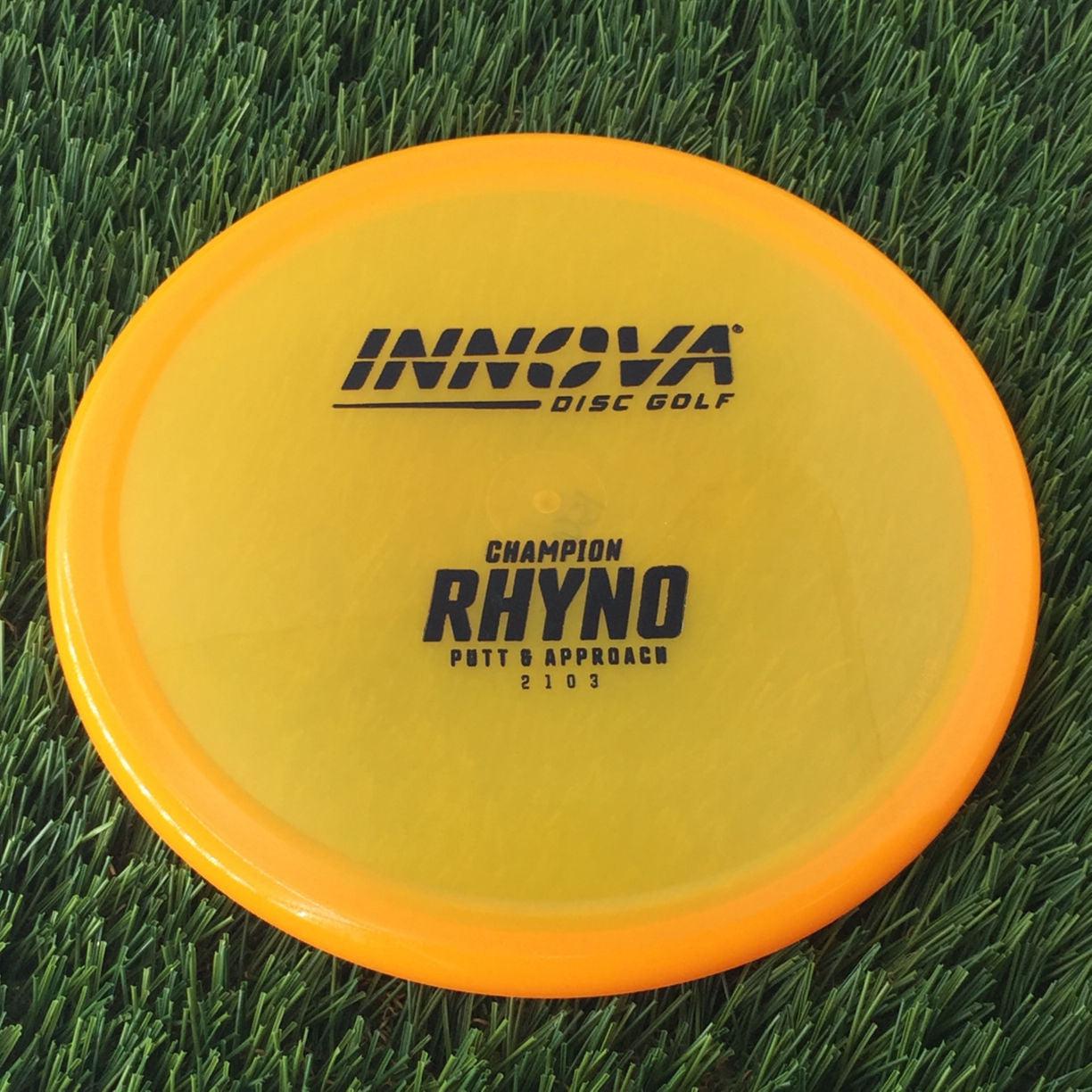 Innova Champion Rhyno with Burst Logo Stock Stamp - 156g - Translucent ...