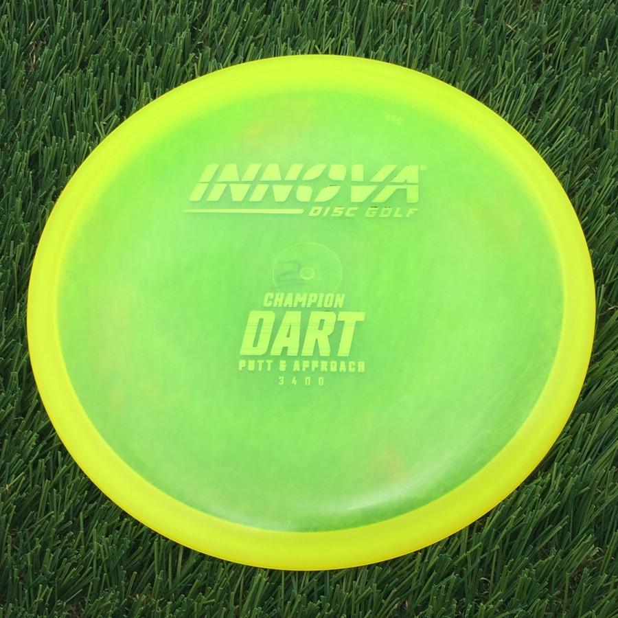 Innova Champion Dart with Burst Logo Stock Stamp - 168g - Yellow – Drop ...