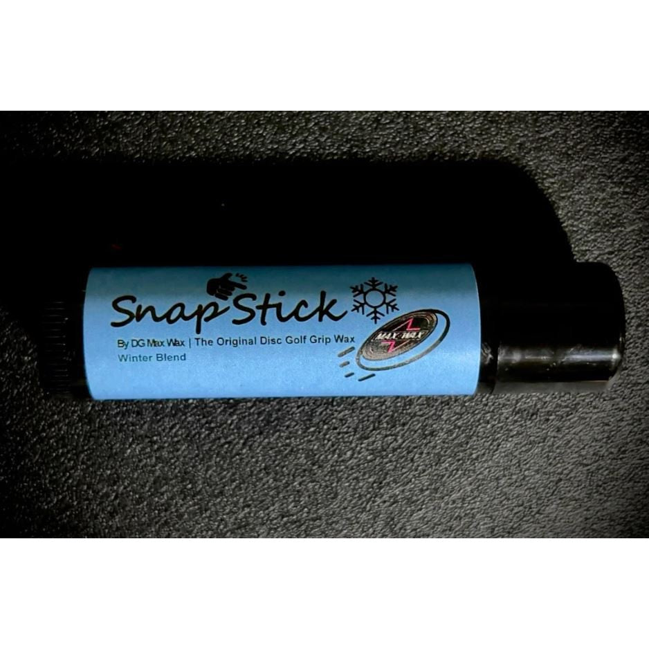 Max Wax Snap Stick Disc Golf Grip Wax - Winter Blend - Blue - 2 5/8
