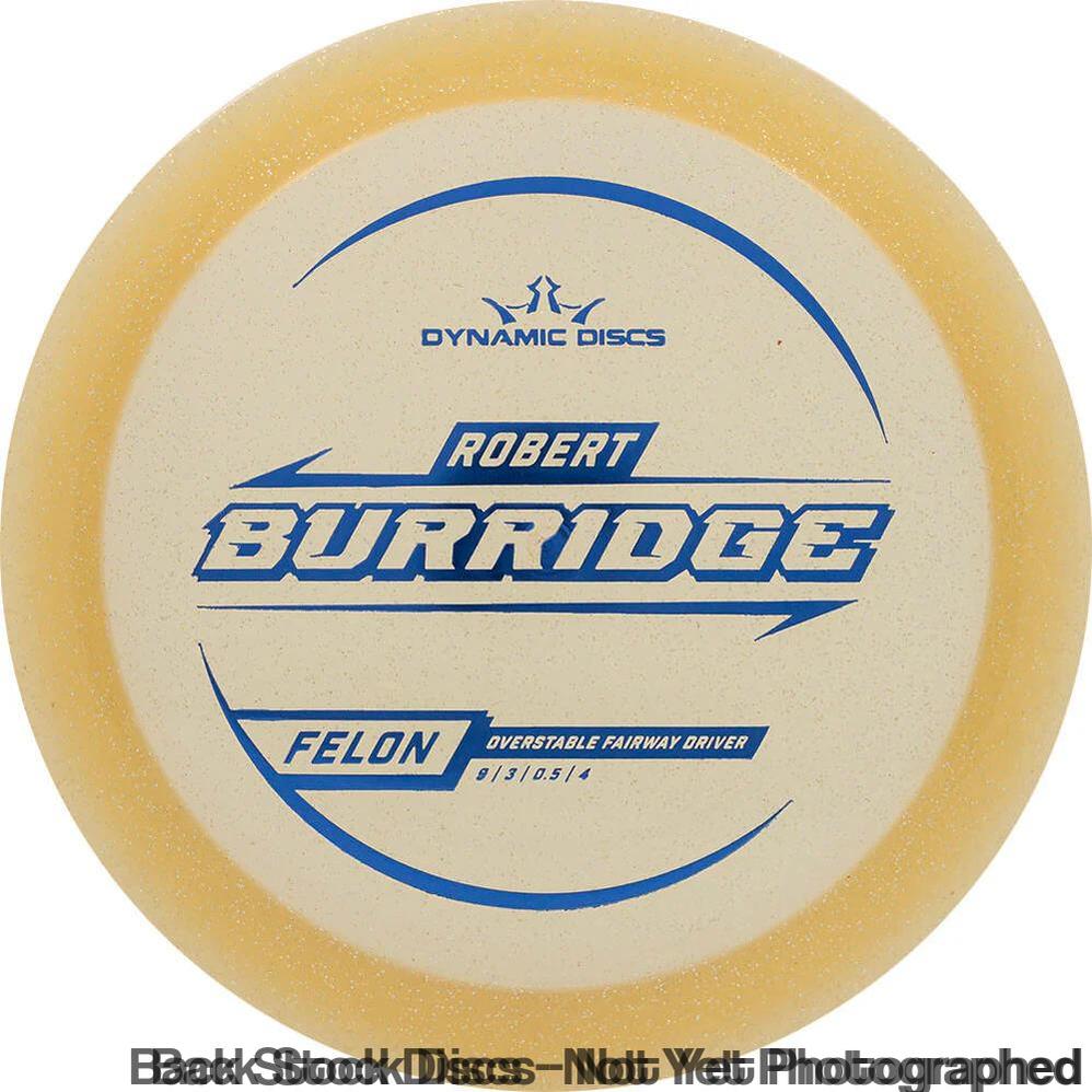 Dynamic Discs Lucid Gold Metal Flake Felon Fairway Driver with Robert ...