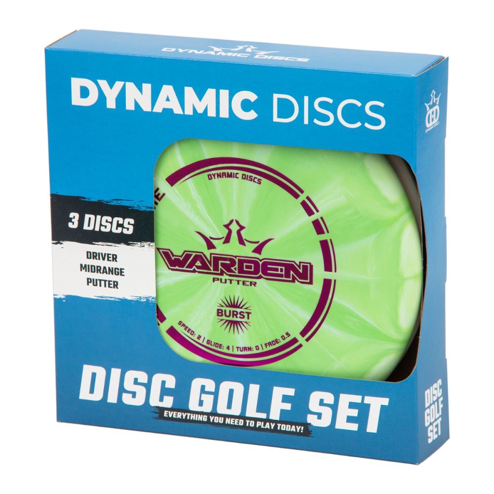 Dynamic Discs Assorted Prime Burst 3 Disc Starter Set - Disc and Stamp ...