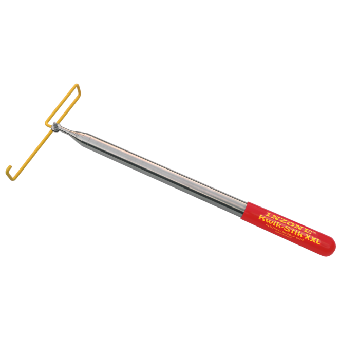 InZone Kwik-Stik XXL - 18' with Folding Grapple Head - Silver with Red ...