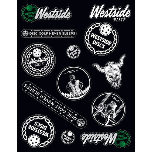 Westside Sticker Sheet – Drop Zone Disc Golf (DZDiscs)