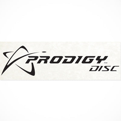 Prodigy Vinyl Decal Horizontal Logo - White - Large – Drop Zone Disc ...